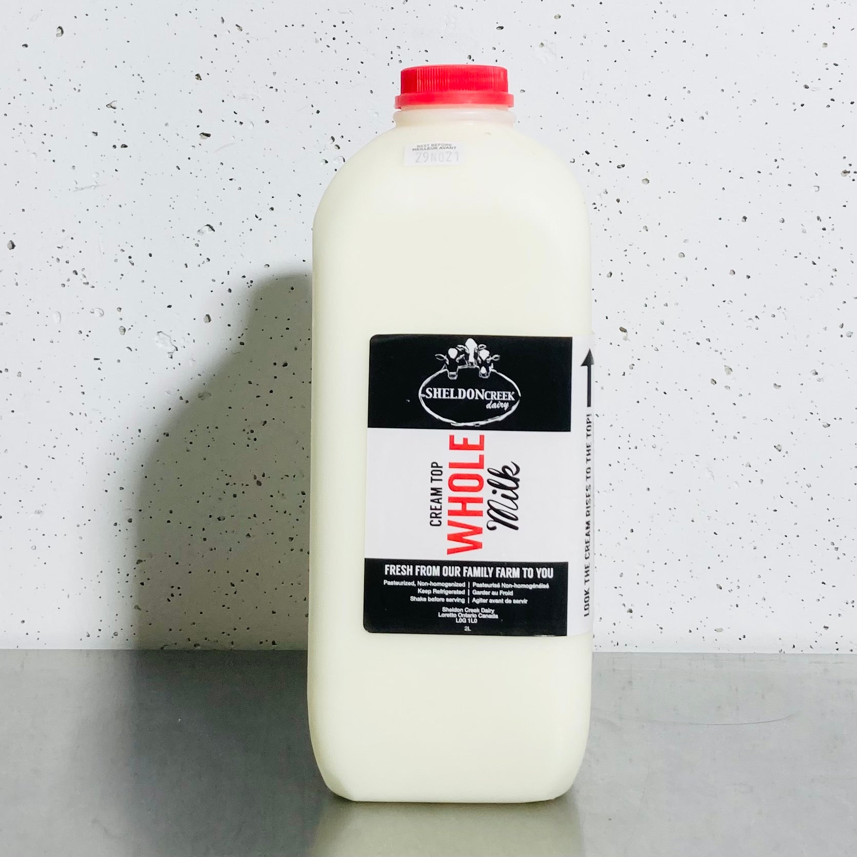 Non-Homogenized Whole Milk (2L) – Good Cheese